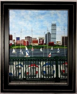 Framed Mini Quilts – Sue Colozzi – Fiber Art